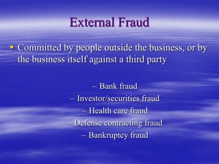 Fraud Prevention, Detection and Investigation in the Payday Advance ...