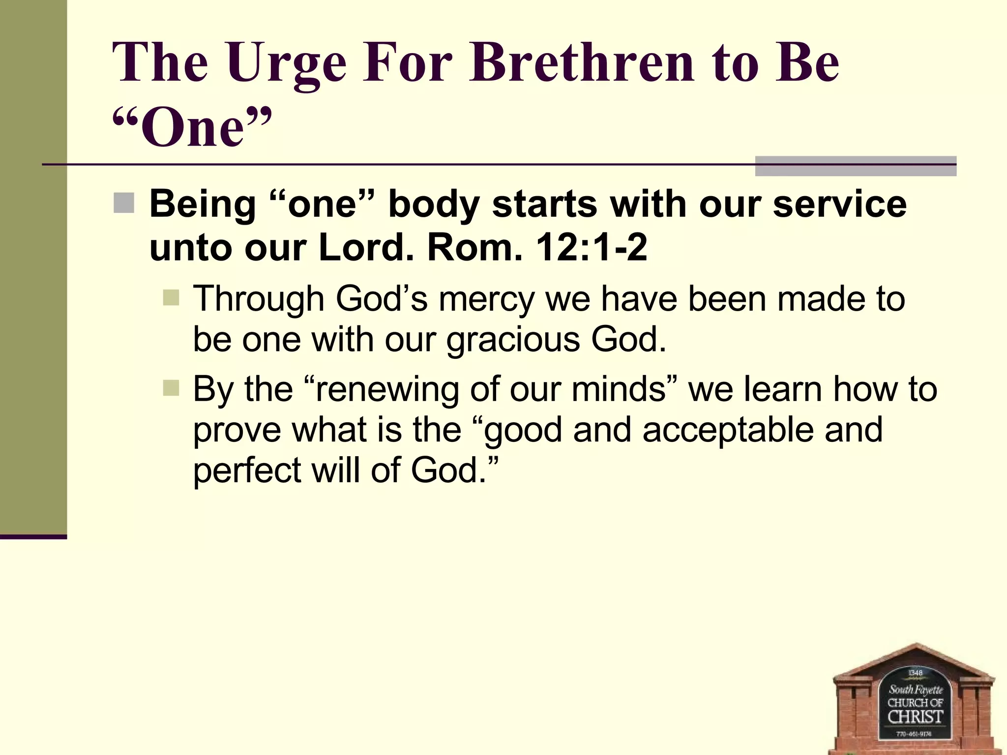 Members of One Another | PPT