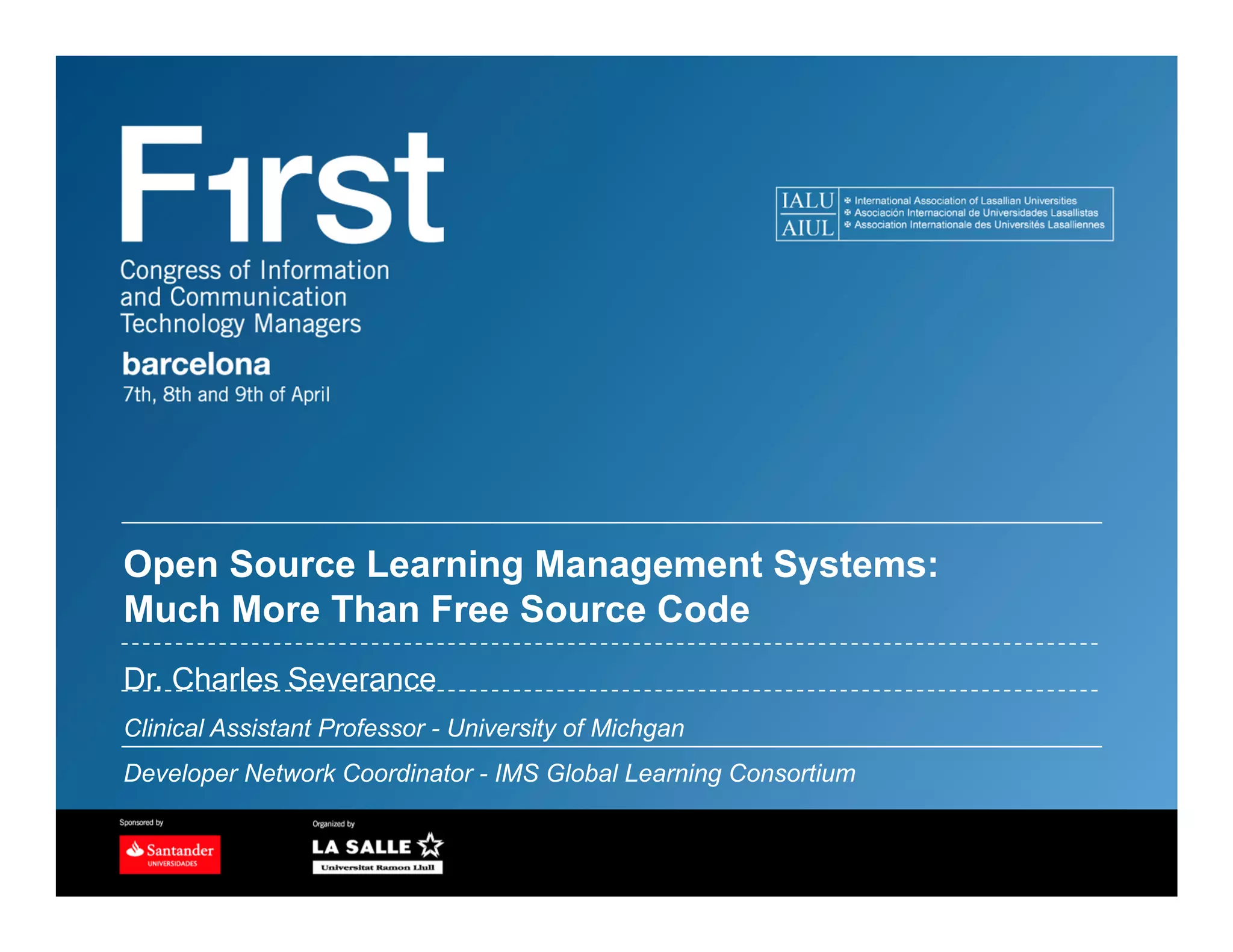 Open Source Learning Management Systems: Much More Than Free Source Code | PDF