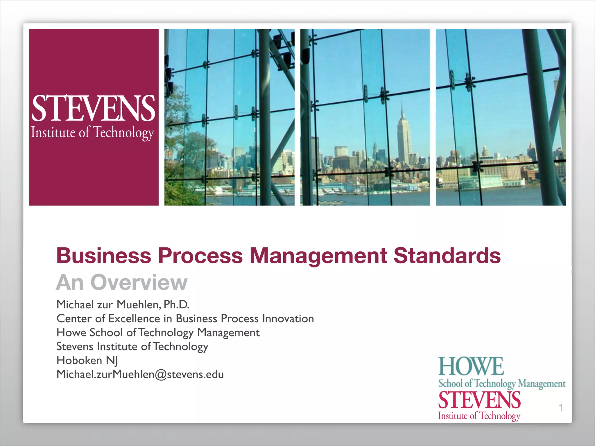 BPM Standards: An Overview | PDF