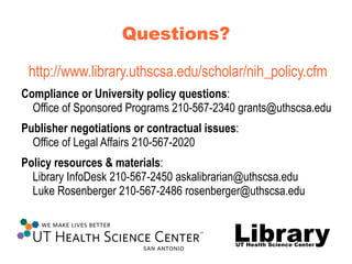 NIH presentation for IHPR | ODP