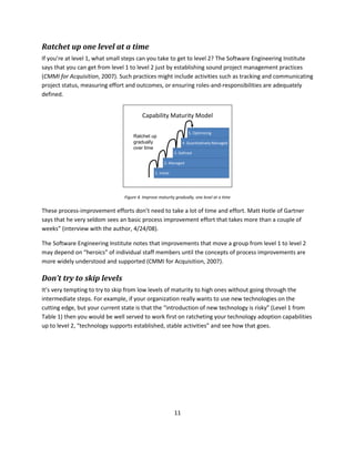 Good Projects Gone Bad: an Introduction to Process Maturity | PDF