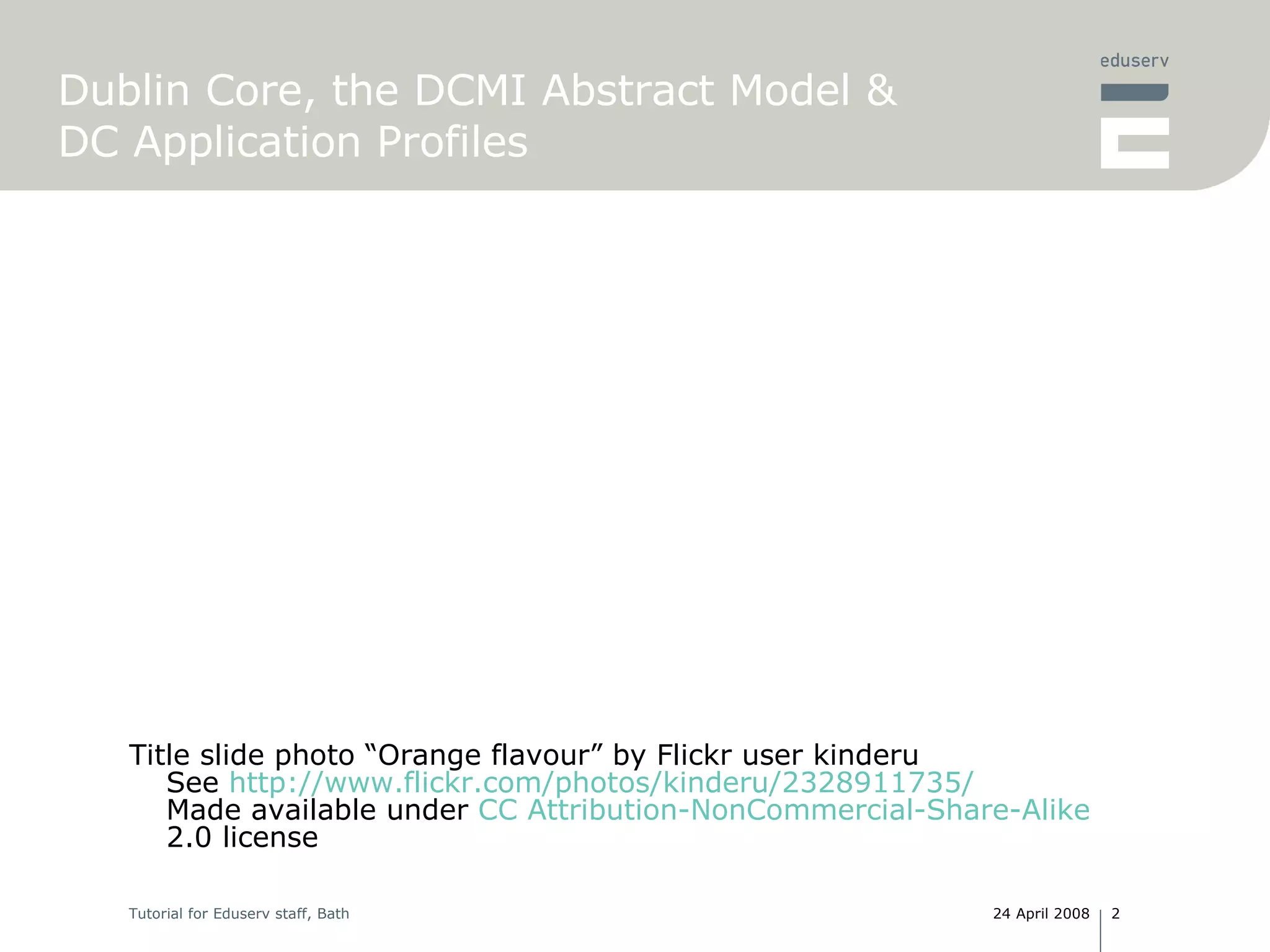 Everything you wanted to know about Dublin Core metadata | PPT