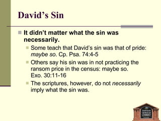 The Sin of David | PPS | Christianity | Religion & Spirituality