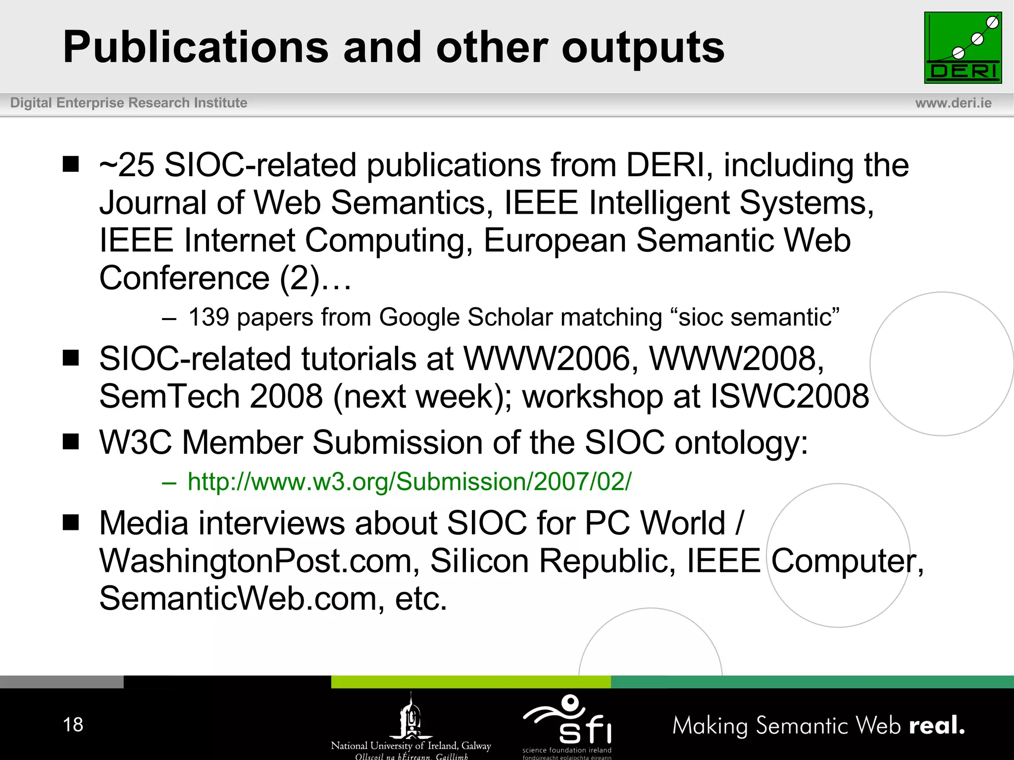 The SIOC Project | PPT