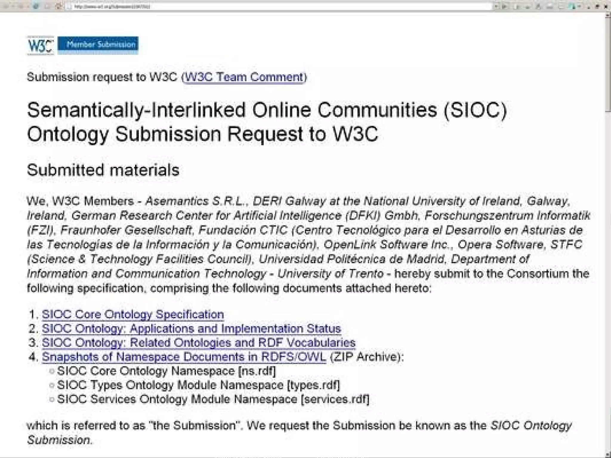 The SIOC Project | PPT