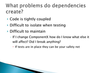20080531 Intro To Dependency Injection & Inversion Of Control | PPT