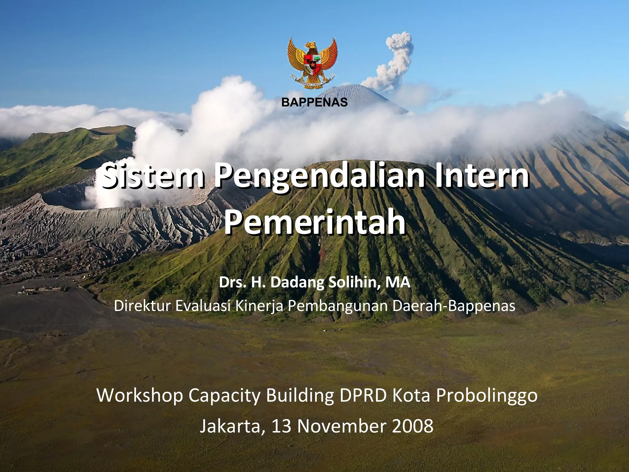 Sistem Pengendalian Intern Pemerintah | PPT