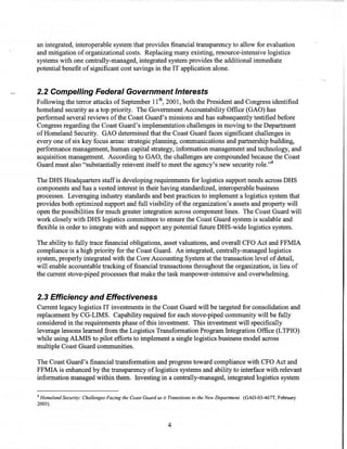 CG-LIMS Mission Needs Statement | PDF