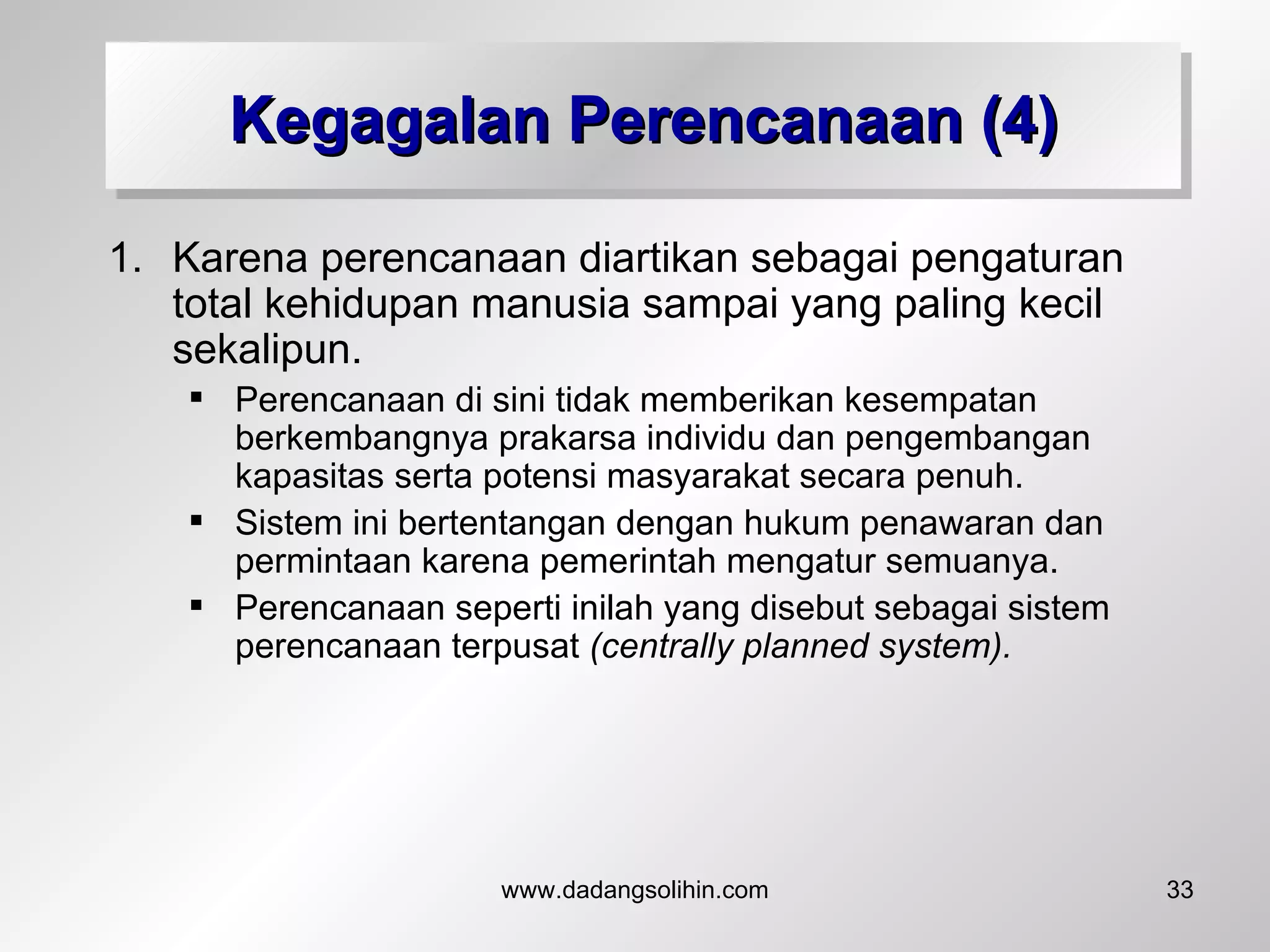 Penyusunan, Pengendalian, dan Evaluasi Rencana Pembangunan Daerah | PPT