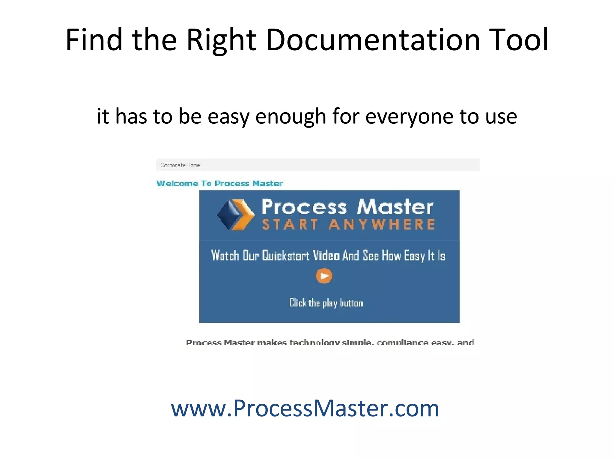 How To Do A Perfect Process Documentation Project | PPT