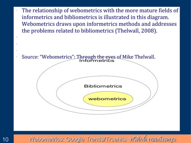 Webometrics | PPT