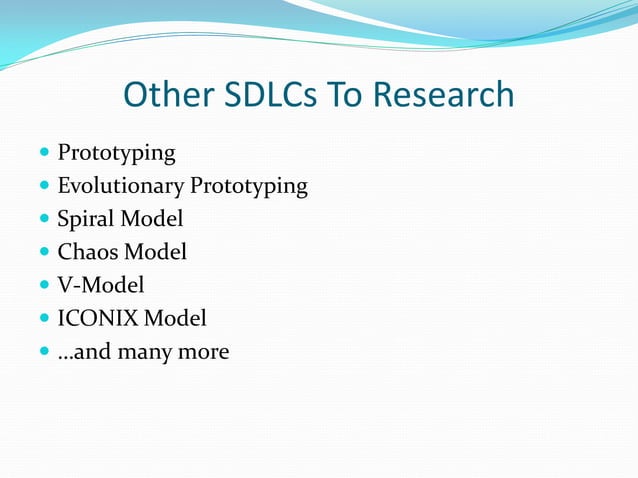 Overview Of Sdlc Waterfall Agile And More Pdf
