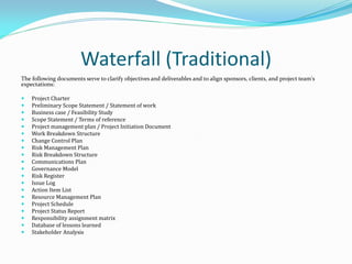 Overview of SDLC - Waterfall, Agile, and more | PDF