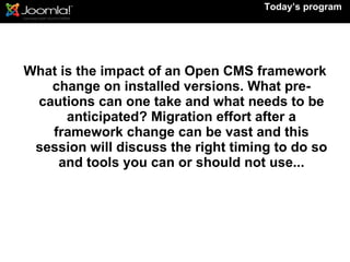 Impact Of A Cms Framework Change - Holland Open Netherlands | PPT