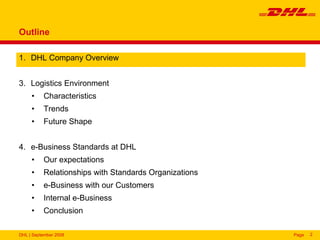 DHL - Logistics & eBusiness Standards | PPT