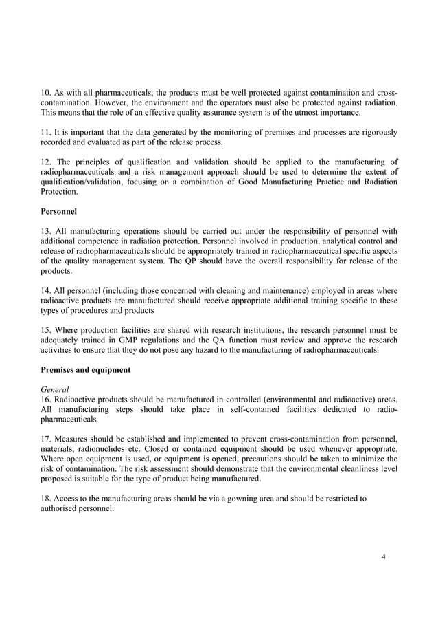 GMP EU annex 3 | PDF | Manufacturing Industry | Industries