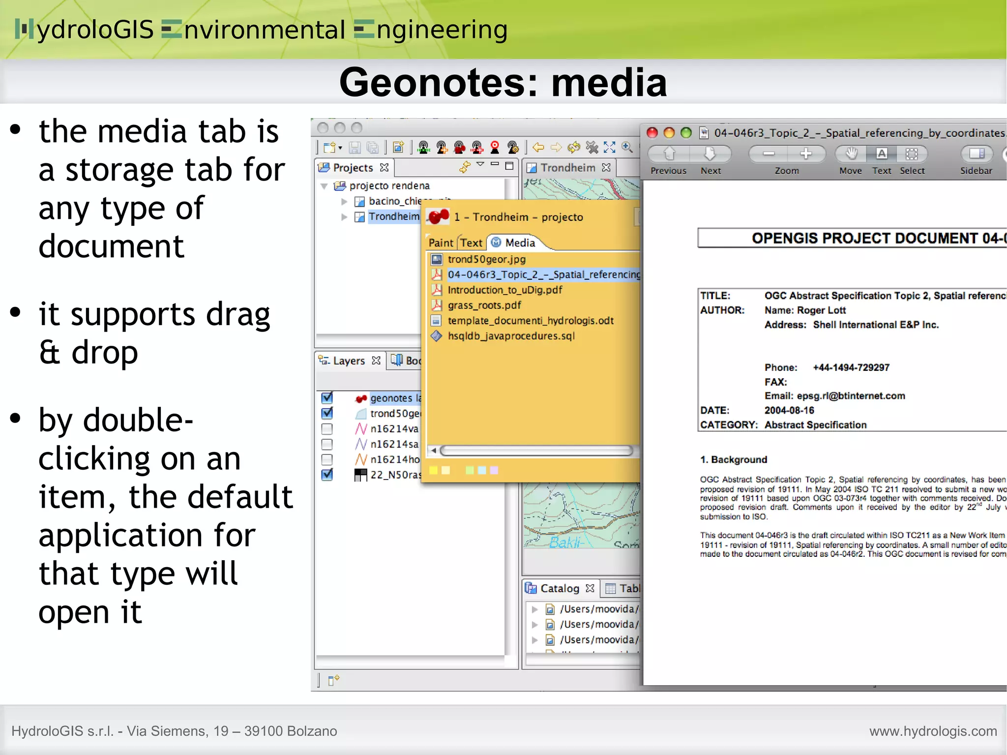 Beegis, digital field mapping that just works (FOSS4G2008) | PPT
