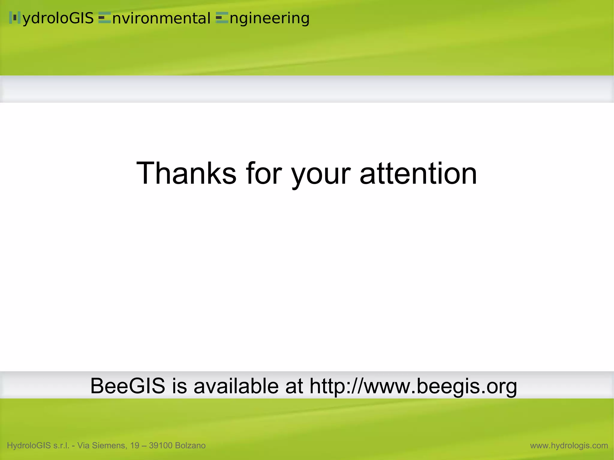 Beegis, digital field mapping that just works (FOSS4G2008) | PPT