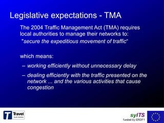 South Yorkshire Intelligent Transport System | PPT | Travel