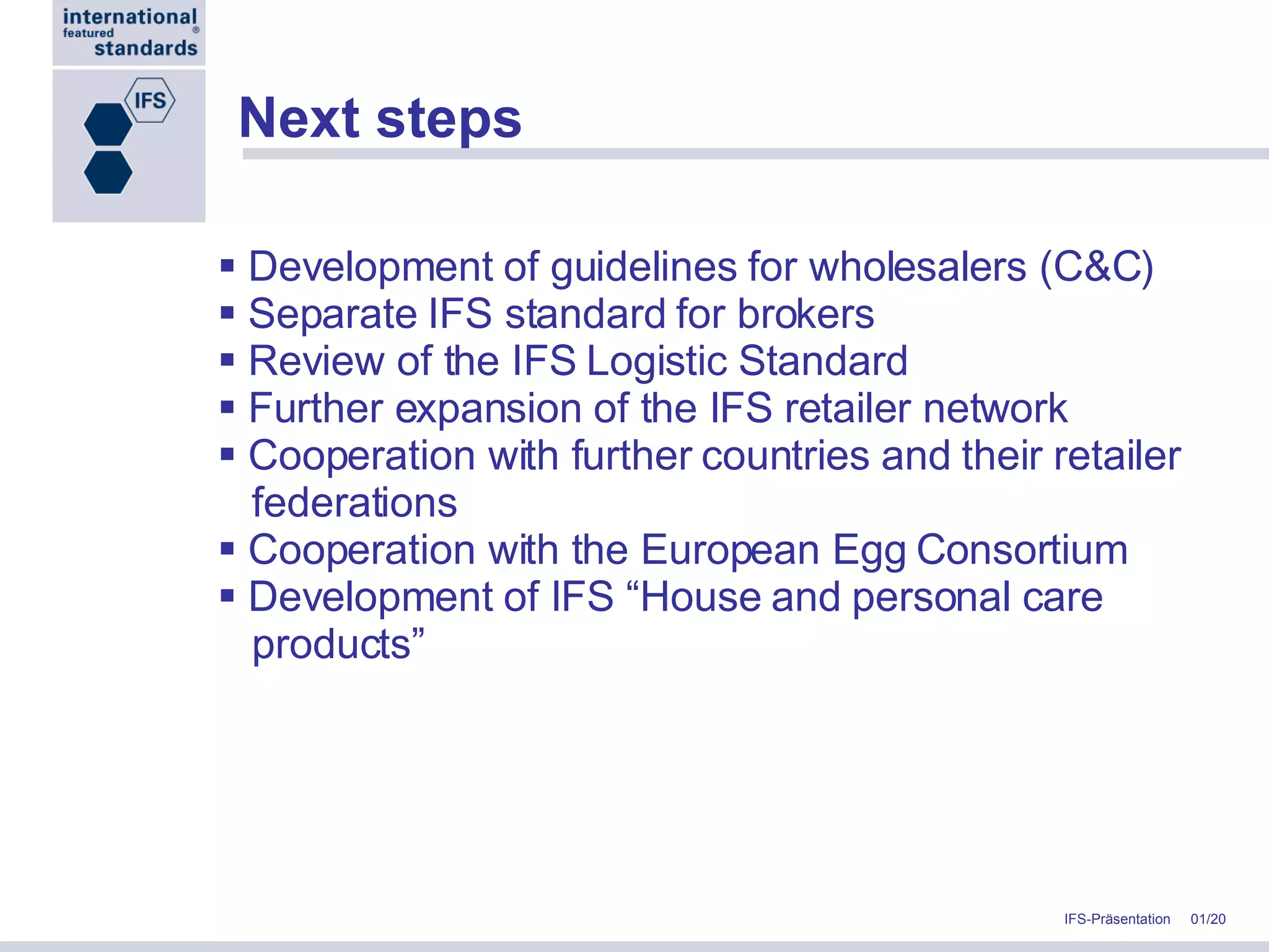 International Featured Standards Presentation | PPT