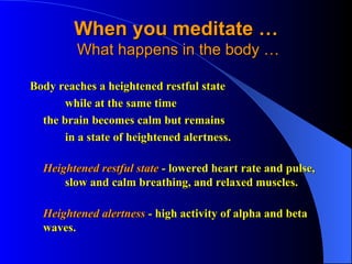 Meditation | PPT