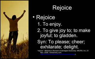 Rejoice Pray Give Thanks | PPT | Christianity | Religion & Spirituality