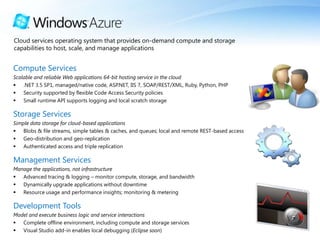 Azure Services Platform | PPTX