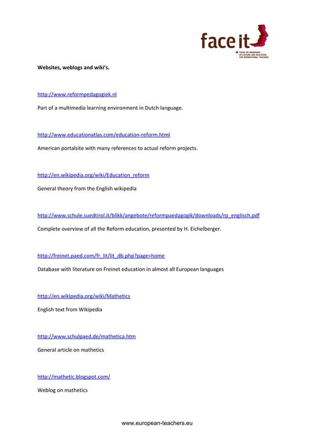 School concepts/alternative schools; an introduction | DOC | Educational Assessment | Education