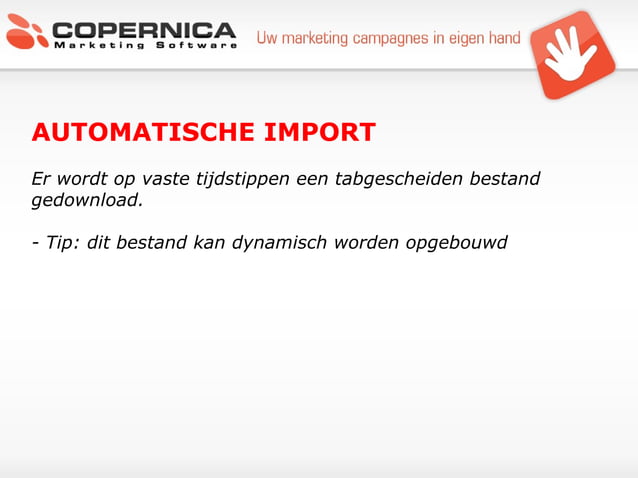 Copernica Advanced | PPT