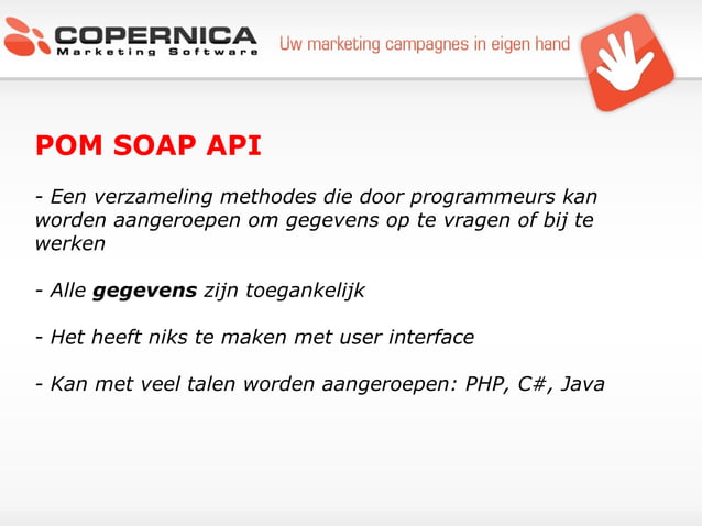 Copernica Advanced | PPT