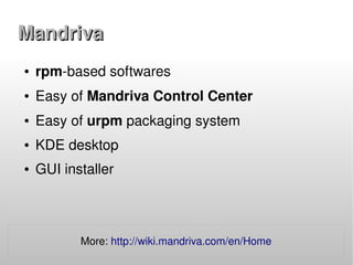Choosing Linux Distro - Personal Desktop | PPT