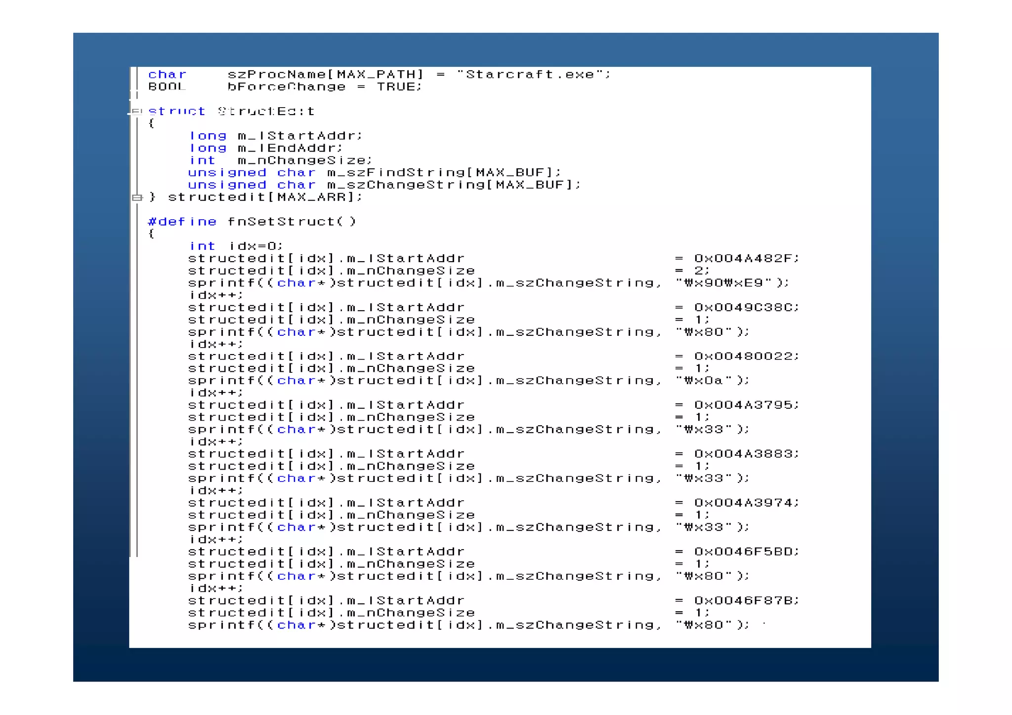 [2008 CodeEngn Conference 02] xcuter - 스타크래프트 맵핵 제작을 통해 알아보는 리버싱 | PPT