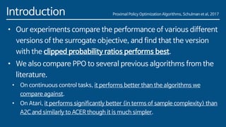 Proximal Policy Optimization Algorithms, Schulman et al, 2017 | PDF