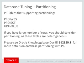200850 oracle primavera p6 eppm performance tuning, testing, and ...