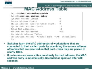 20088 1 ccna3 3.1-06 switch configurations | PPT