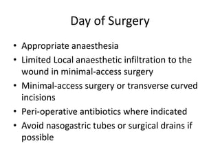 Enhanced Recovery Programme | PPTX