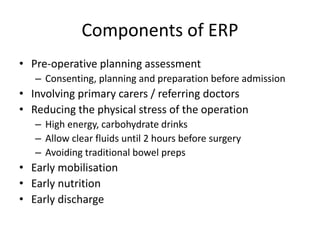 Enhanced Recovery Programme | PPTX