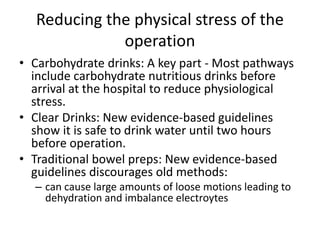 Enhanced Recovery Programme | PPTX