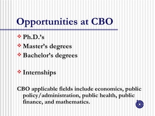 2008 General CBO Presentation 1 | PPT | Political Issues & policy ...