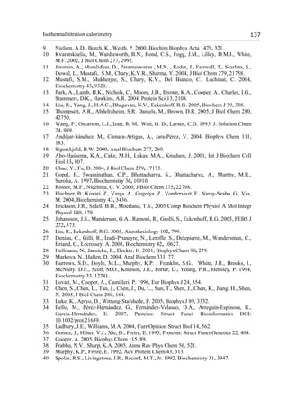 Current applications of isothermal titration calorimetry to the study ...