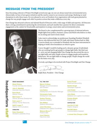 One Change 2008 annual report | PDF