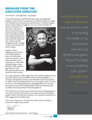 One Change 2008 annual report | PDF