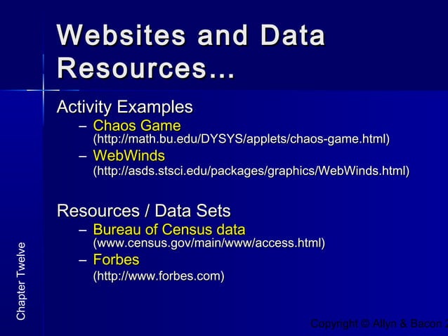 Using Technology in the Classroom, Chapter 12 | PPT