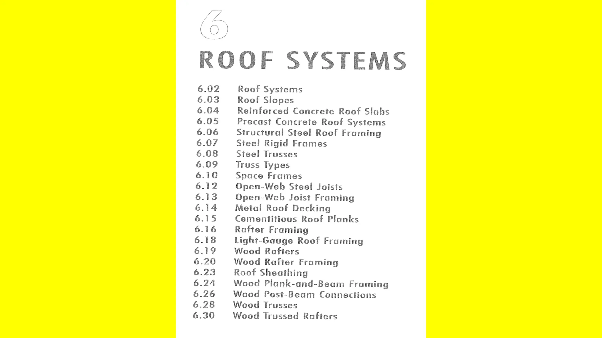 2008 BUILDING CONSTRUCTION Illustrated - Ching Chapter 06 Roof ...