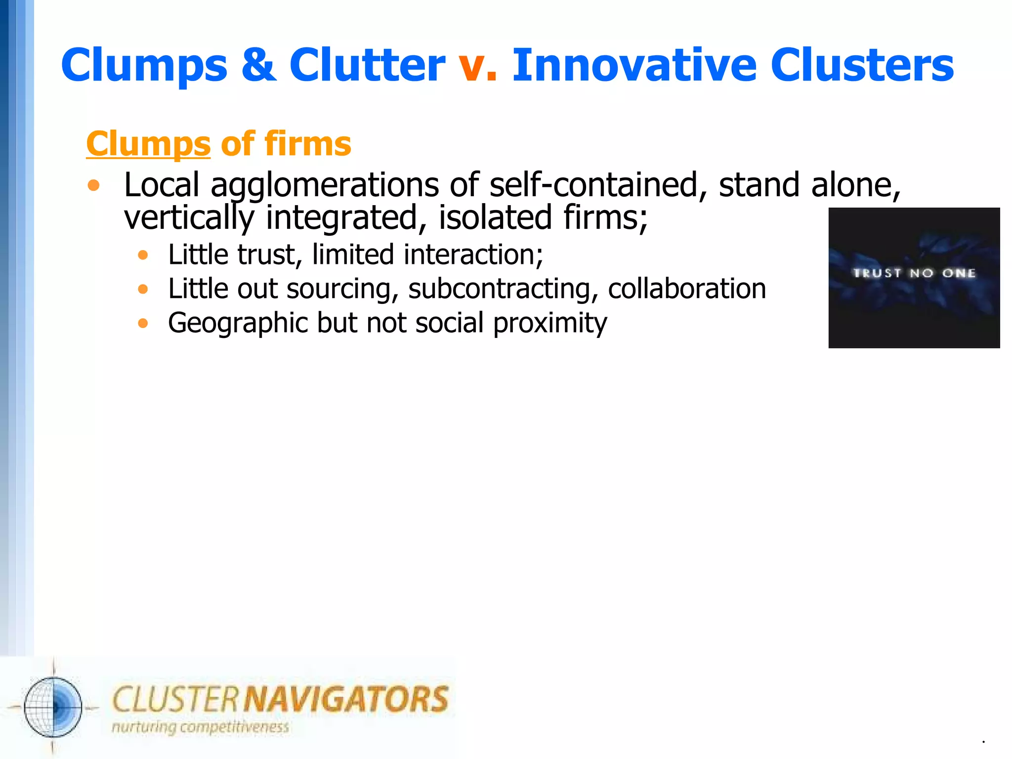Cluster basics: Cluster Development in Practice - Twelve Steps | PDF