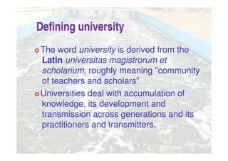 Cluster basics: the Role of University in Cluster Development | PDF