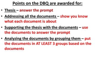 2008 DBQ Practice | PPTX | Sports