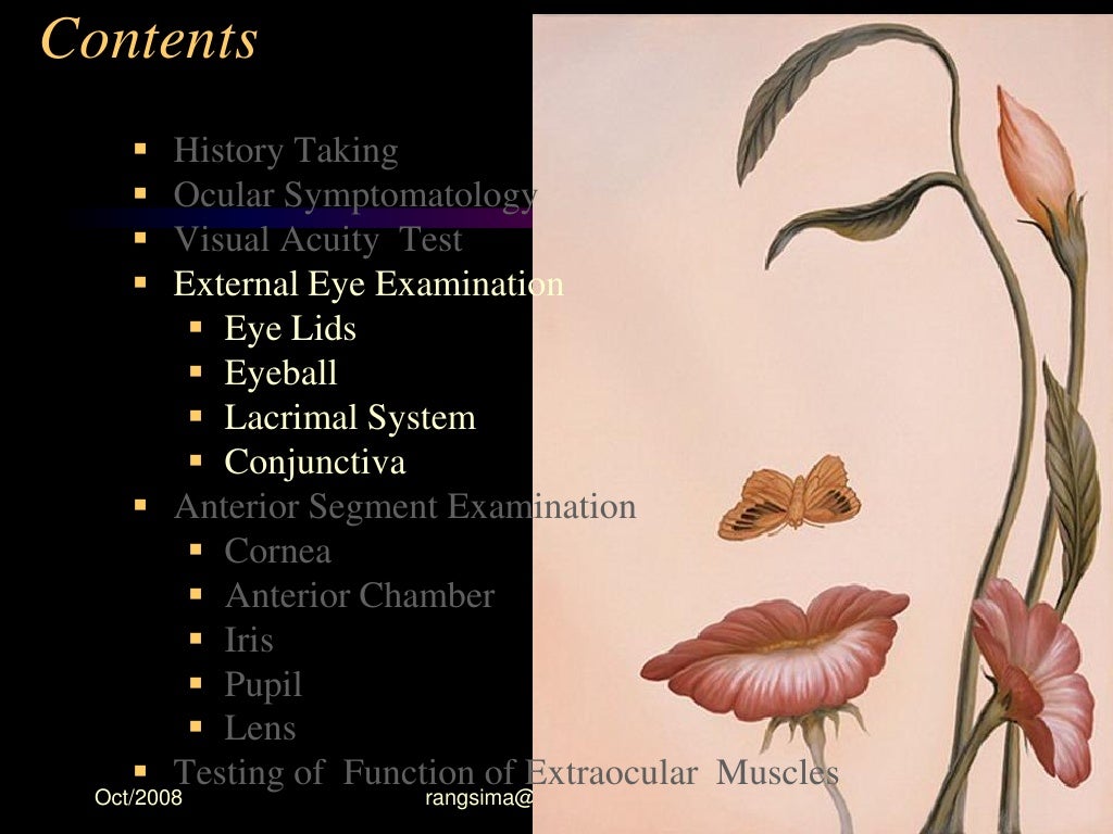 Eye Assessment Eye Assessment