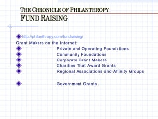 grant writing resources | PPT